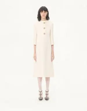 Valentino Garavani Crepe Couture Midi Dress