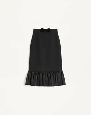 Valentino Garavani Crepe Couture Midi Skirt