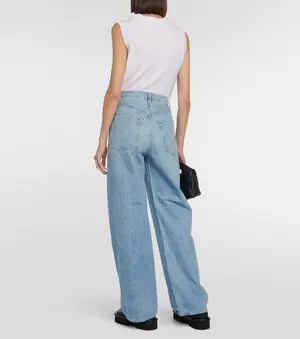 Citizens Of Humanity Low-rise Wide-leg Jeans - Blue