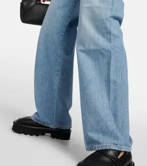 Citizens Of Humanity Low-rise Wide-leg Jeans - Blue