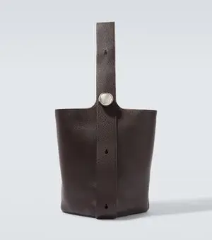 Loewe Pebble Large Leather Bucket Bag
