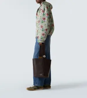 Loewe Pebble Large Leather Bucket Bag