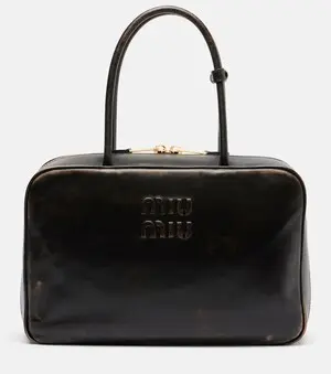 Miu Miu Beau Leather Tote Bag