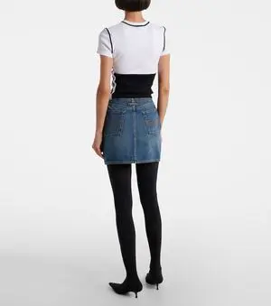 JEAN PAUL GAULTIER Denim Miniskirt