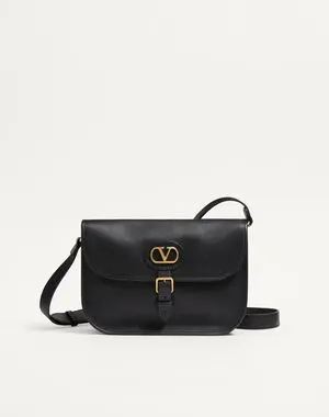Valentino Garavani Antibes Calfskin Shoulder Bag - Black