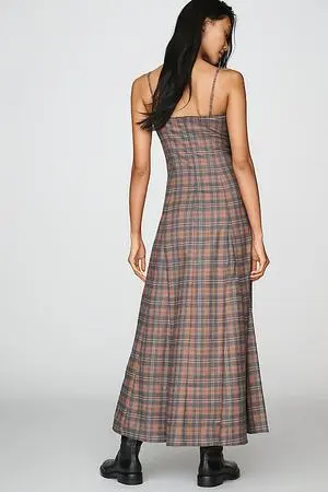 ROWING BLAZERS 100% Cotton Midi Dress