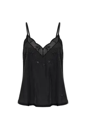 Zadig&Voltaire Silk Top ‘christy - Black