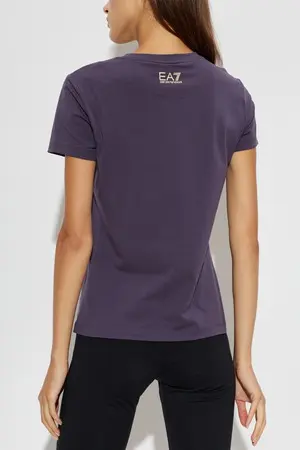 EA7 Sequin Logo T-shirt