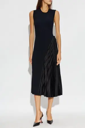 Emporio Armani Dress With A Pleated Insert