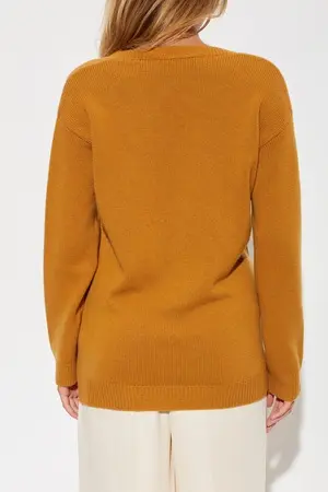 Valentino Garavani Cashmere V-neck Sweater - Brown