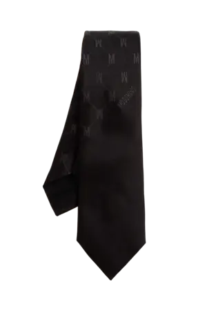 Moschino Silk Neck Ties - Black