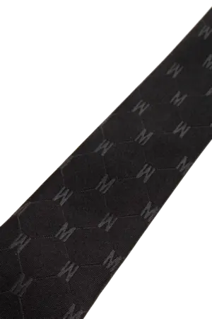 Moschino Silk Neck Ties - Black