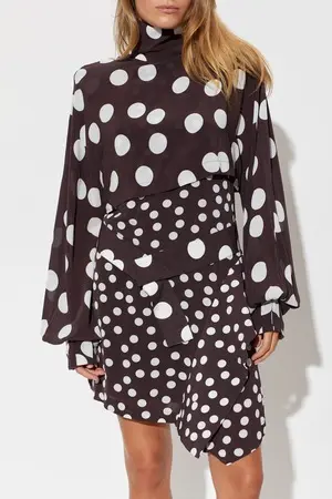 IRO PARIS Damelia Polka Dot Dress