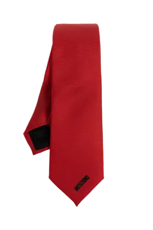 Moschino Silk Neck Ties - Red