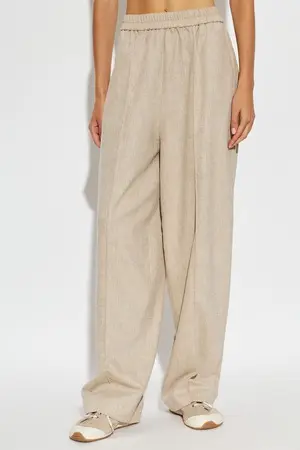 Fabiana Filippi Wool Trousers With Crease