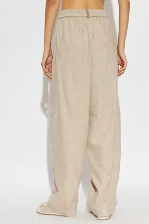 Fabiana Filippi Wool Trousers With Crease