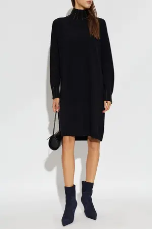 Fabiana Filippi Cashmere Blend Turtleneck Dress