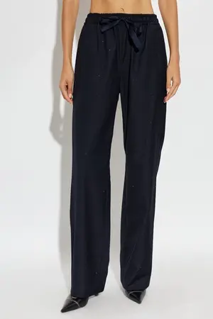 Zadig&Voltaire Wide Leg Trousers - Navy Blue