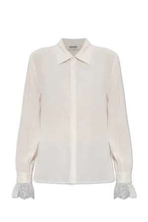 Zadig&Voltaire Thely Silk Shirt - Cream