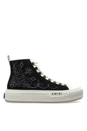 Amiri Western Ma Court Hi Sneakers - Black