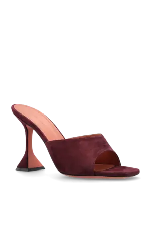 Amina Muaddi Lupita Heeled Mules