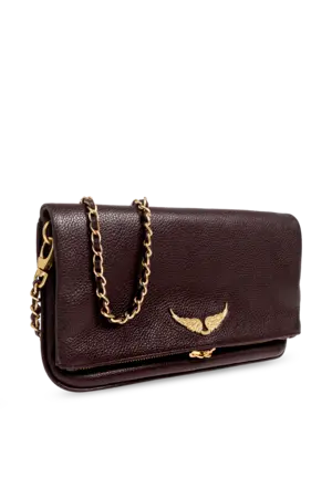 Zadig&Voltaire Leather Bag Rock - Purple