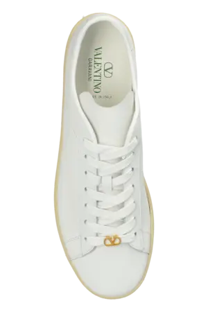 Valentino Garavani Leather Sneakers - White