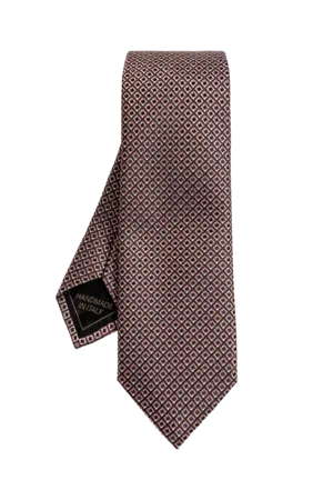 Brioni Silk Tie - Pink