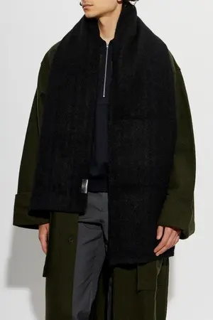 LEMAIRE Wool Scarf - Black