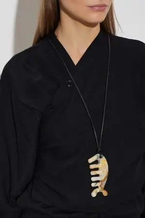LEMAIRE Long Necklace With Pendant