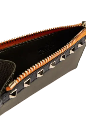 Valentino Garavani Card Holder With Studs