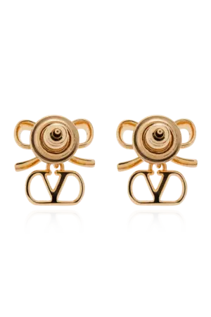 Valentino Garavani Bow Logo Earrings