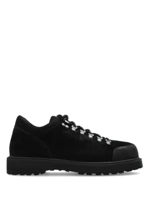 Diemme Cornaro Suede Low-top Sneakers - Black
