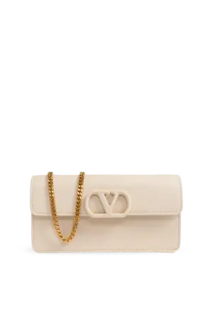 Valentino Garavani Leather Wallet With Chain