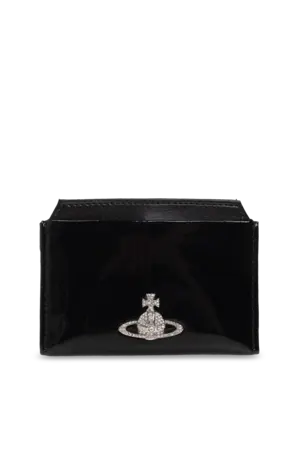 VIVIENNE WESTWOOD Card Holder With Logo - Black