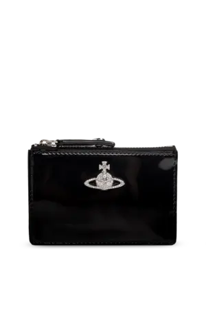 VIVIENNE WESTWOOD Card Holder With Logo - Black