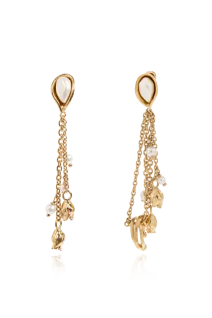 Chloé Earrings With Pendants - Gold