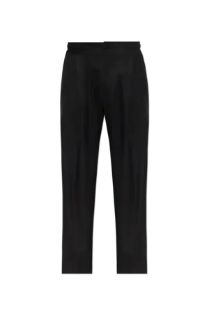 Kiton Wool Trousers - Black