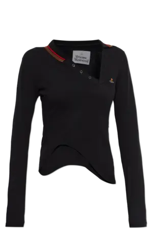 VIVIENNE WESTWOOD Polo "glory" Black