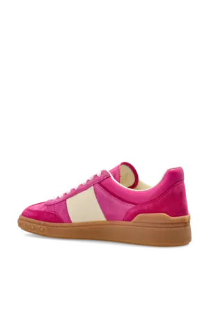 Valentino Garavani Suede Sports Shoes With Logo - Pink
