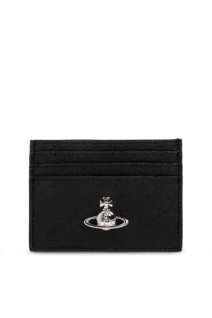 VIVIENNE WESTWOOD Card Holder With Logo - Black