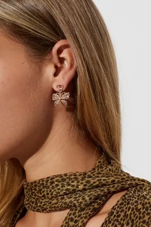 Valentino Garavani Earrings With Shimmering Crystals