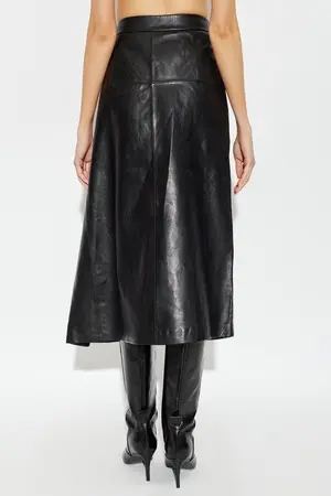 IRO PARIS Leather Skirt Rimera