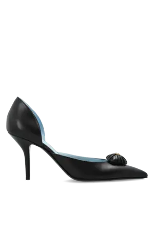 Valentino Garavani Leather Heeled Shoes - Black