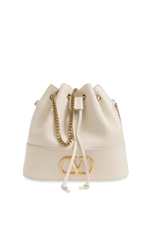 Valentino Garavani Leather Bucket Bag