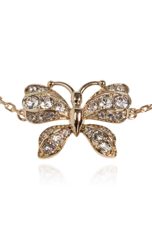 Valentino Garavani Bracelet With A Butterfly Pendant