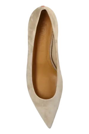 AeydĒ Suede Cari Pumps - Grey