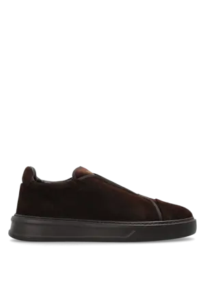 FABI Suede Sports Shoes - Brown
