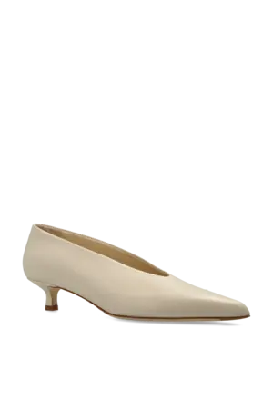 AeydĒ Clara Heeled Shoes - Cream