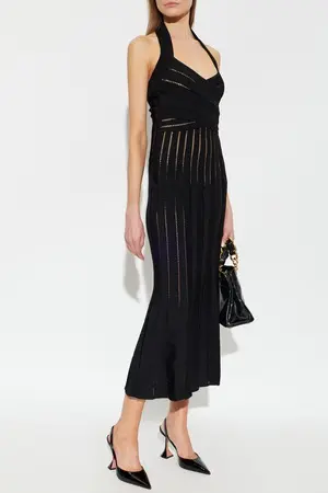 Balmain Halterneck Open Back Dress